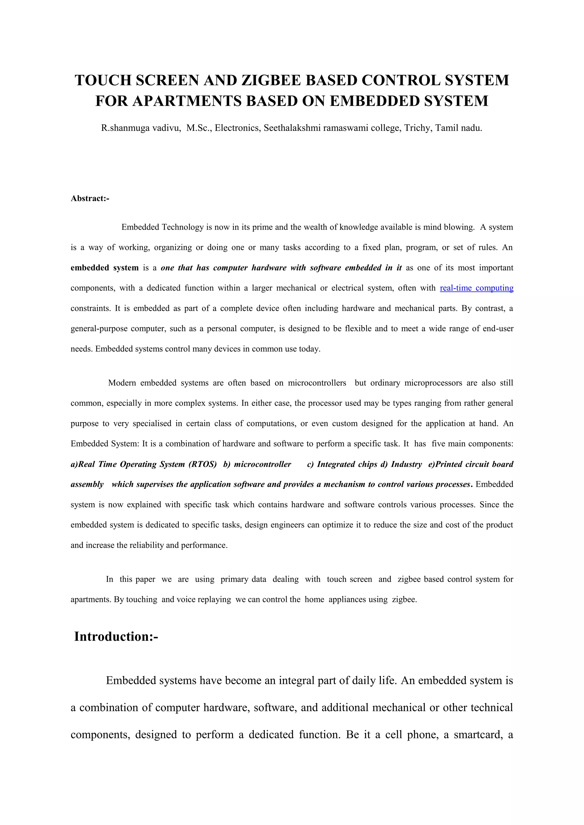 embedded systems | DOCX