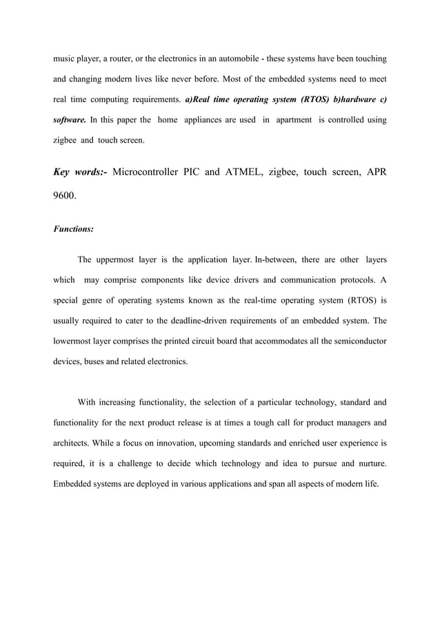 embedded systems | DOCX