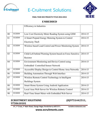 EMBEDDED SYSTEM TITLES | DOCX