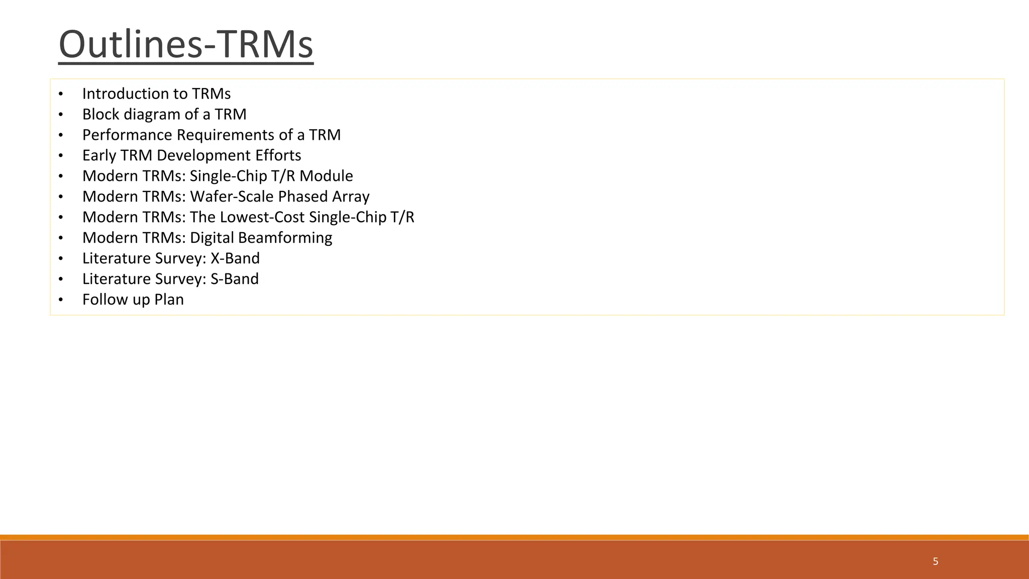 Transmit / Receive (T/R) Modules for Radar Systems | PPTX