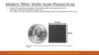 Transmit / Receive (T/R) Modules for Radar Systems | PPTX