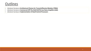 Transmit / Receive (T/R) Modules for Radar Systems | PPTX