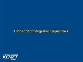 Embedded Capacitors - Aluminum Polymer APEC Preview | PPT