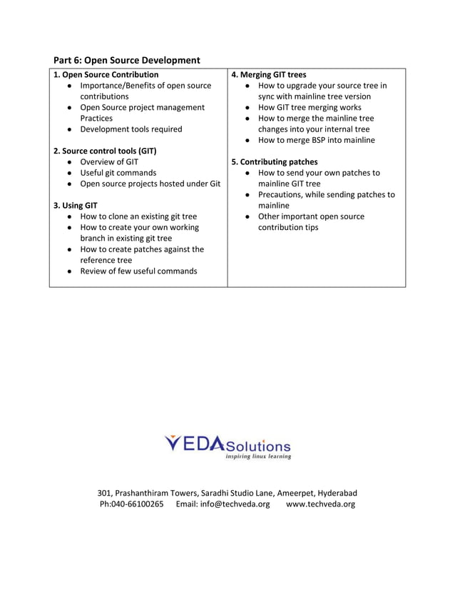 Introduction and course Details of Embedded Linux Platform Developer ...