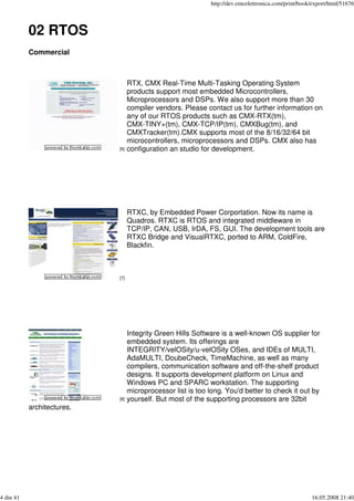 Embedded Os [Linux & Co.] | PDF