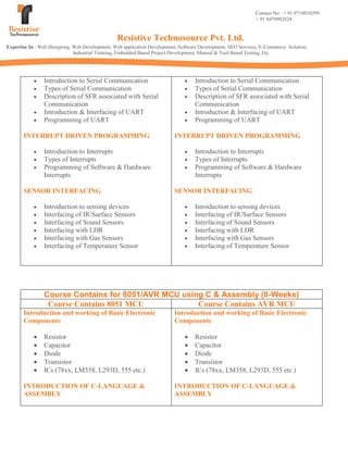 Embedded project-development-training | PDF