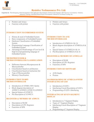 Embedded project-development-training | PDF