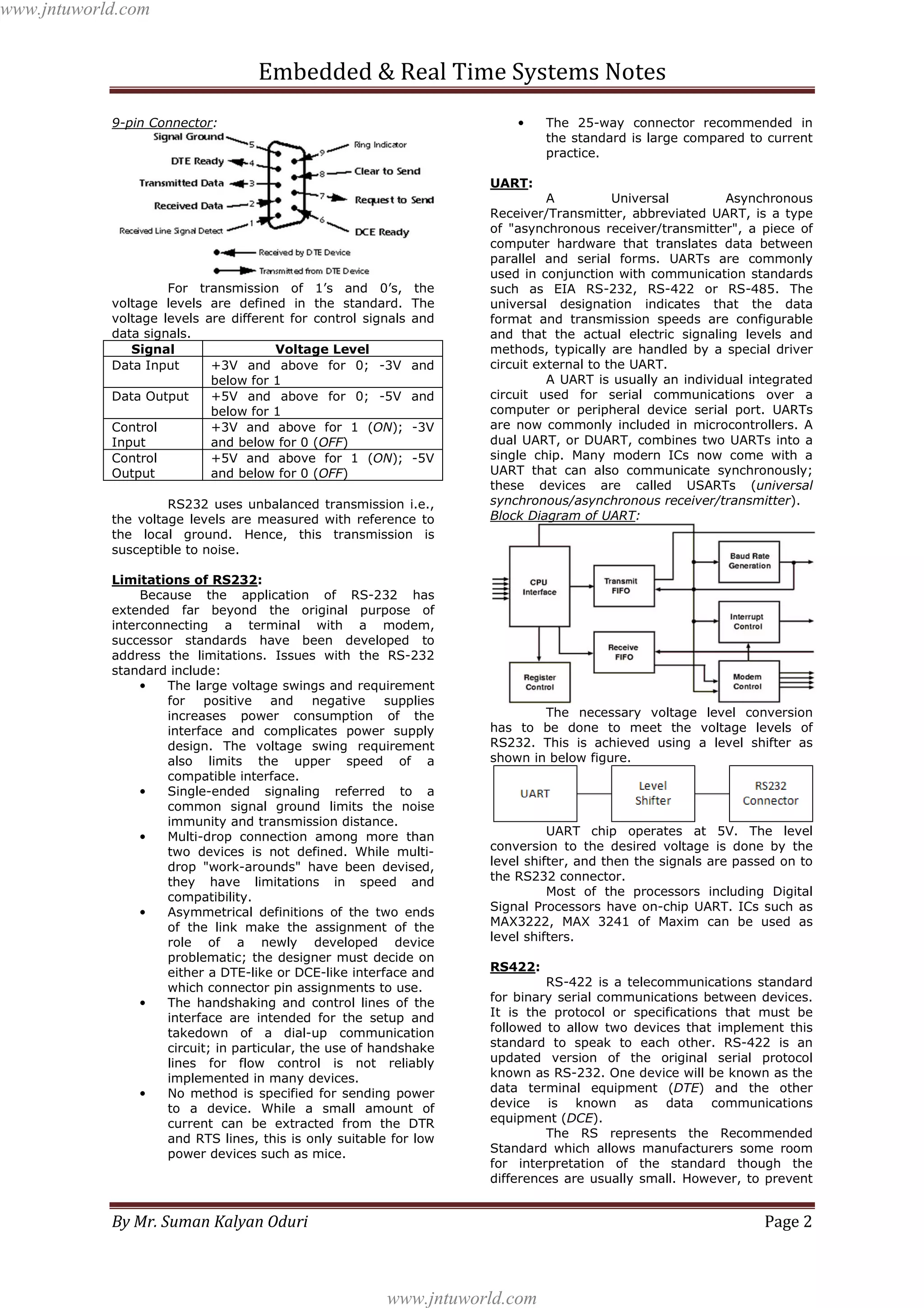 Embedded real time-systems communication | PDF