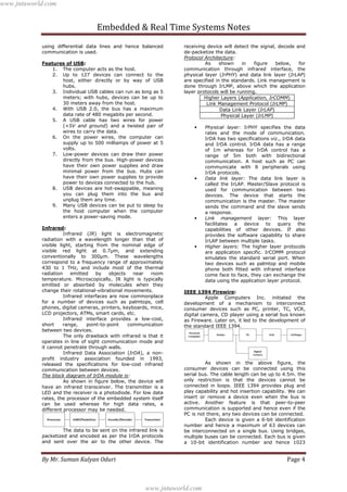 Embedded real time-systems communication | PDF