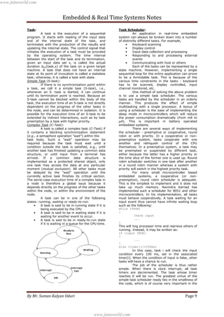 Embedded real time-systems communication | PDF