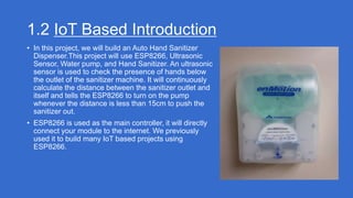 IoT Hand-Sanitizer | PPTX