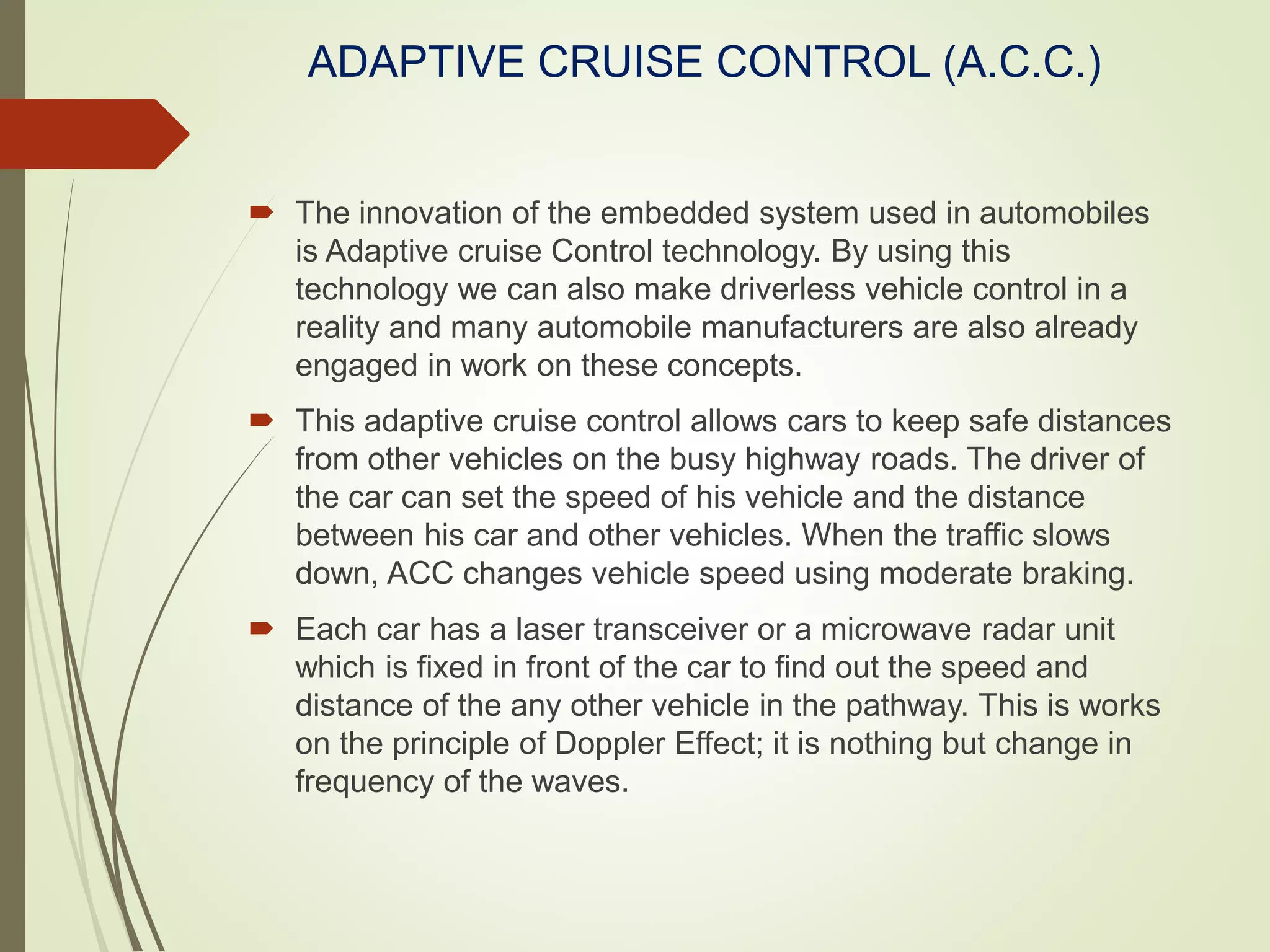 Embedded system-in-automobiles | PPTX