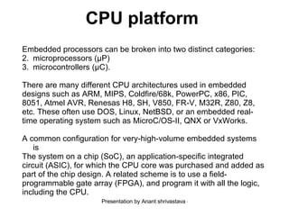 Embedded Systems : introduction | PPT
