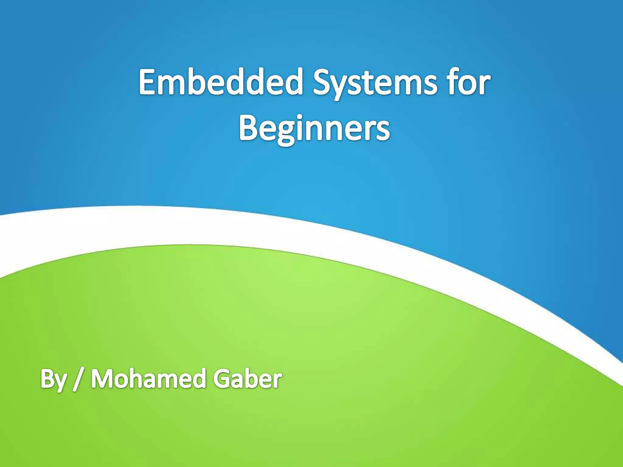 embedded-systems-for-beginners | PPTX | Operating Systems | Computer ...