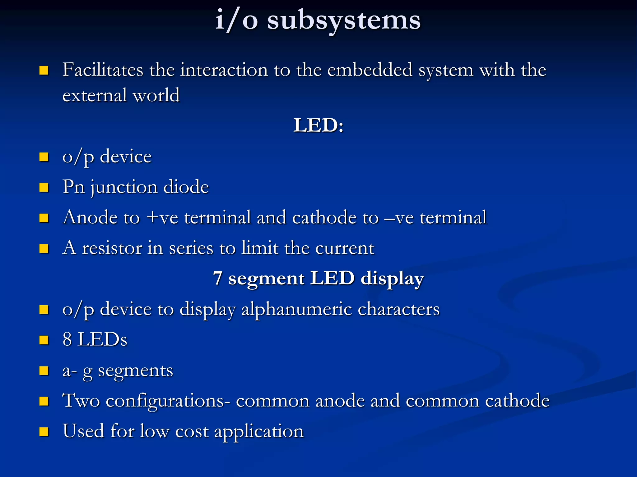 Embedded systems-unit-1 | PPT | Computing | Technology & Computing