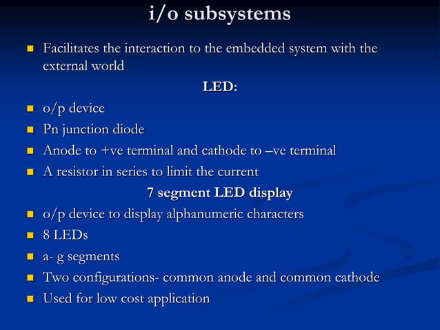 Embedded systems-unit-1 | PPT | Computing | Technology & Computing