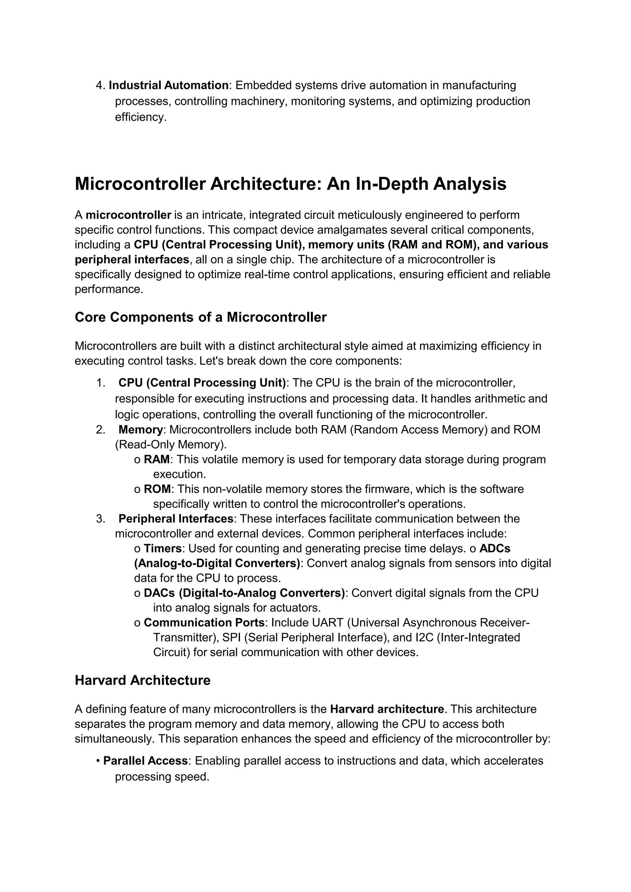 Embedded-Systems-vs-Microcontrollers_-A-Comprehensive-Comparison By Embedded Hash | PDF