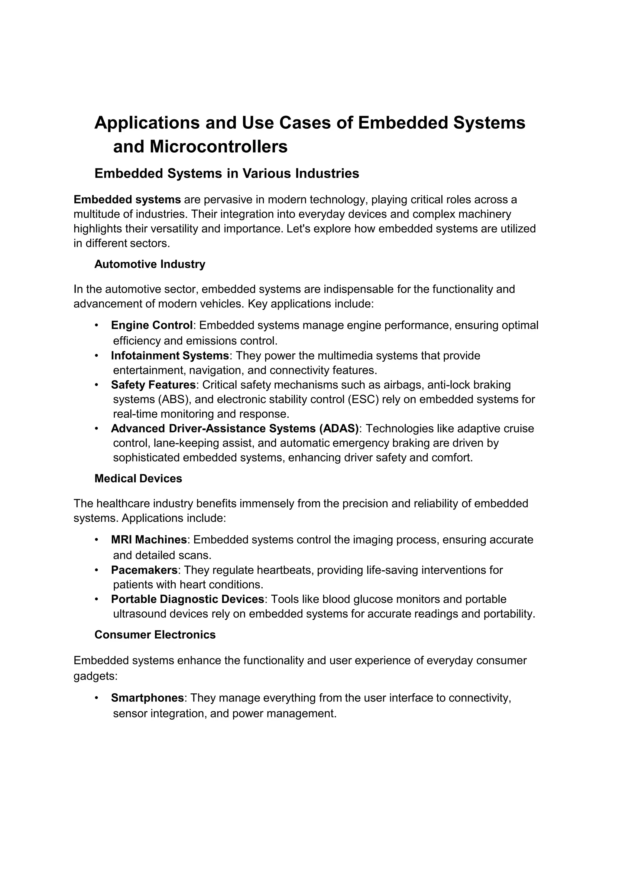 Embedded-Systems-vs-Microcontrollers_-A-Comprehensive-Comparison By Embedded Hash | PDF
