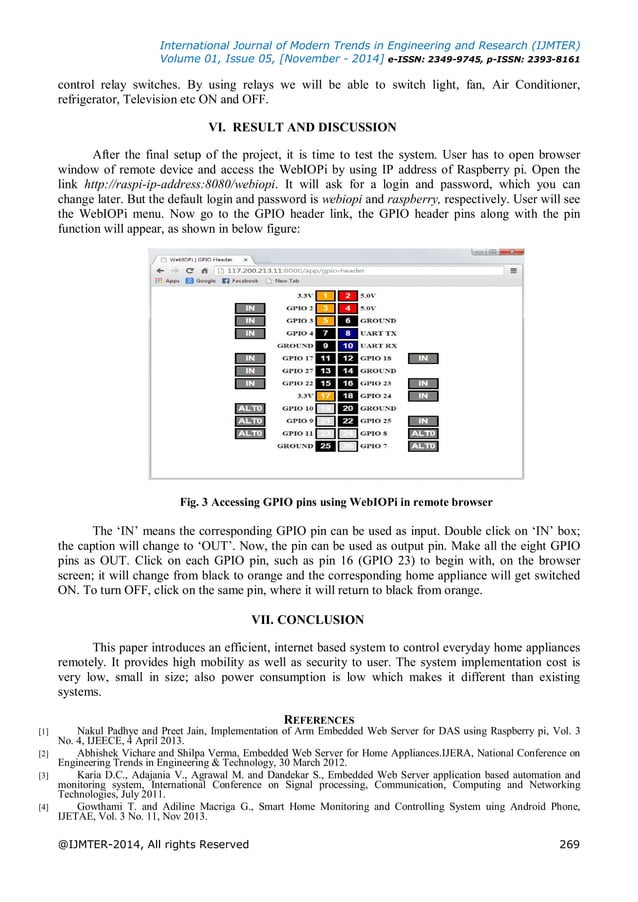 Embedded Web Server Based Home Automation Using Raspberry Pi Pdf
