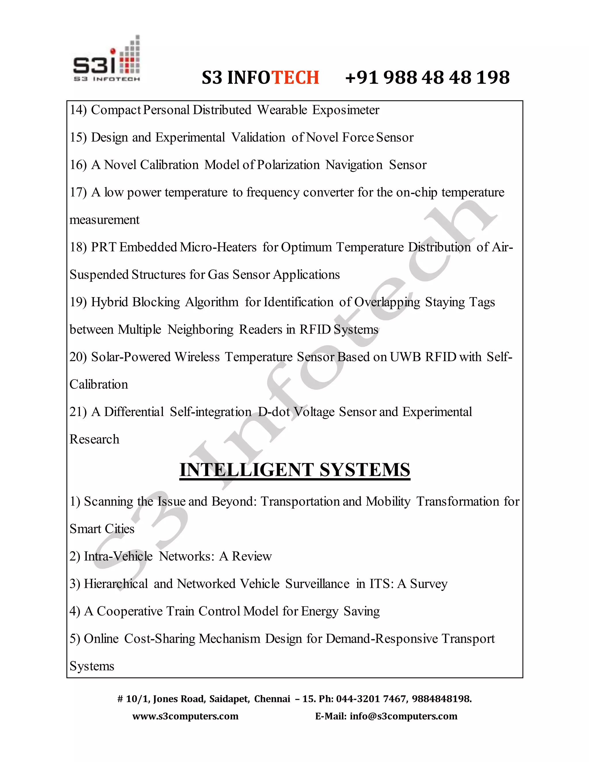 Embedded IEEE 2015 2016 ieee project list-(v) | DOCX | Internet of ...