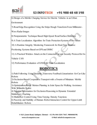 Embedded IEEE 2015 2016 ieee project list-(v) | DOCX | Internet of Things | Internet