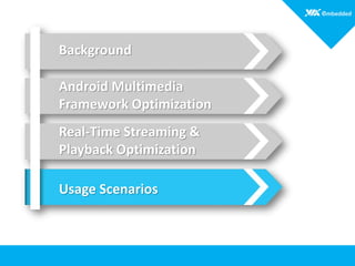 Embedded Android Real-Time Streaming Optimization | PPT