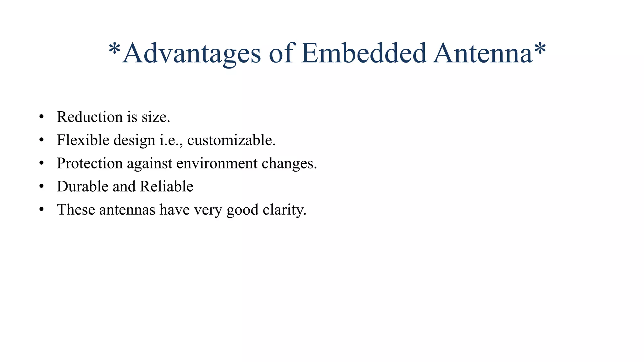 Embedded Antenna | PPTX