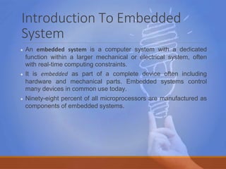 Embedded application development | PPTX | Computer Peripherals | Computing