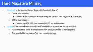 Embedded based retrieval in modern search ranking system | PPT