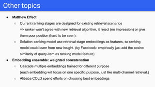 Embedded based retrieval in modern search ranking system | PPT