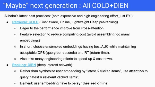Embedded based retrieval in modern search ranking system | PPT | Free ...