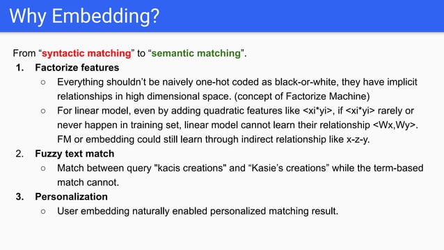 Embedded based retrieval in modern search ranking system | PPT | Free Download