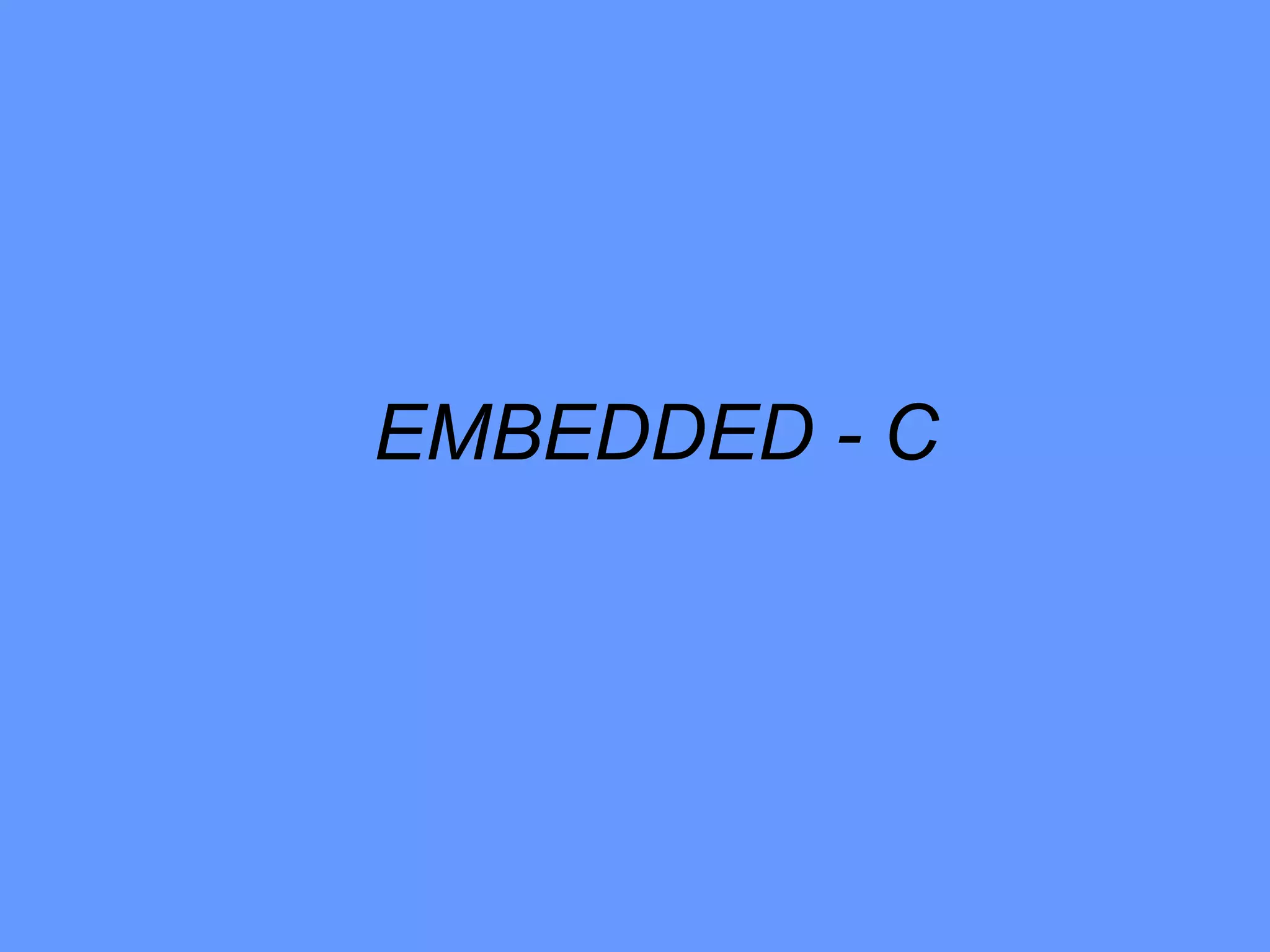 Embedded _c_ | PPT