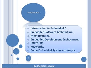 Embedded C workshop | PPTX