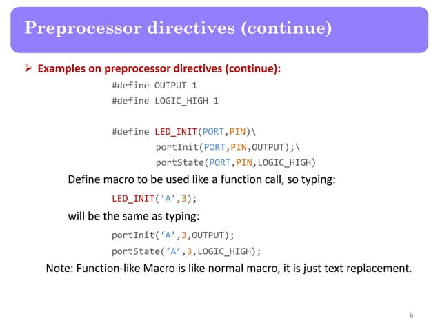 Embedded C - Lecture 2 | PPT