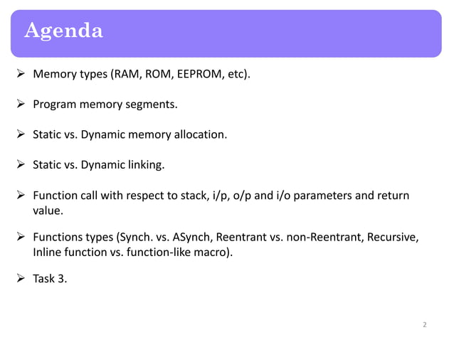 Embedded C Lecture 3 Ppt