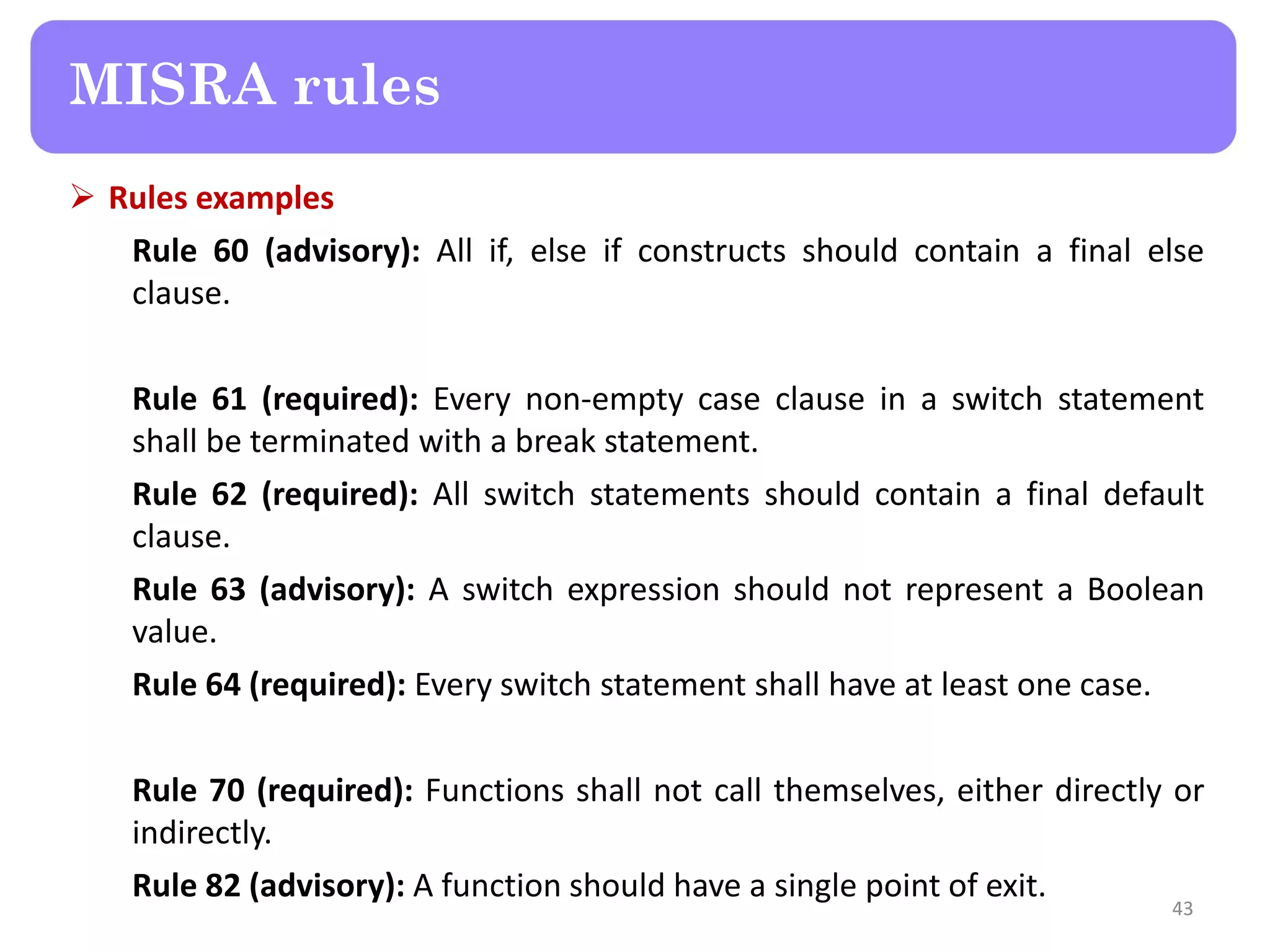Embedded C - Lecture 4 | PDF | Programming Languages | Computing