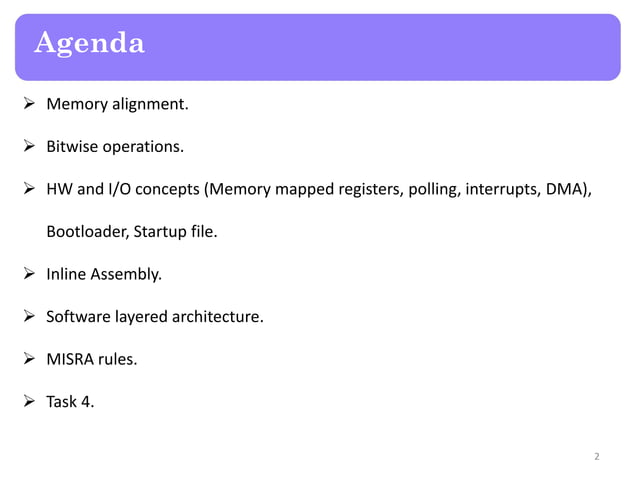 Embedded C - Lecture 4 | PPT