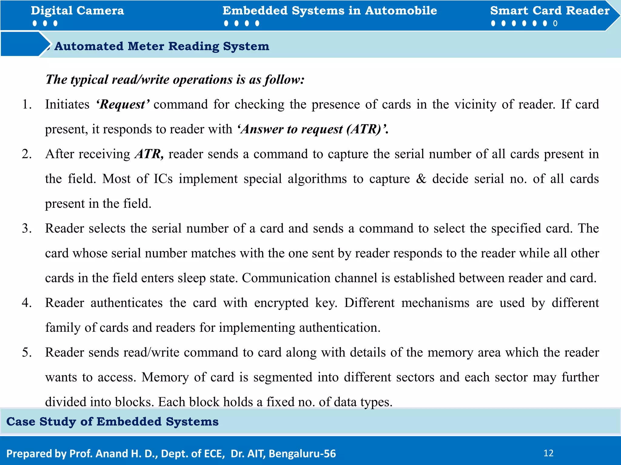 Case Study of Embedded Systems | PDF
