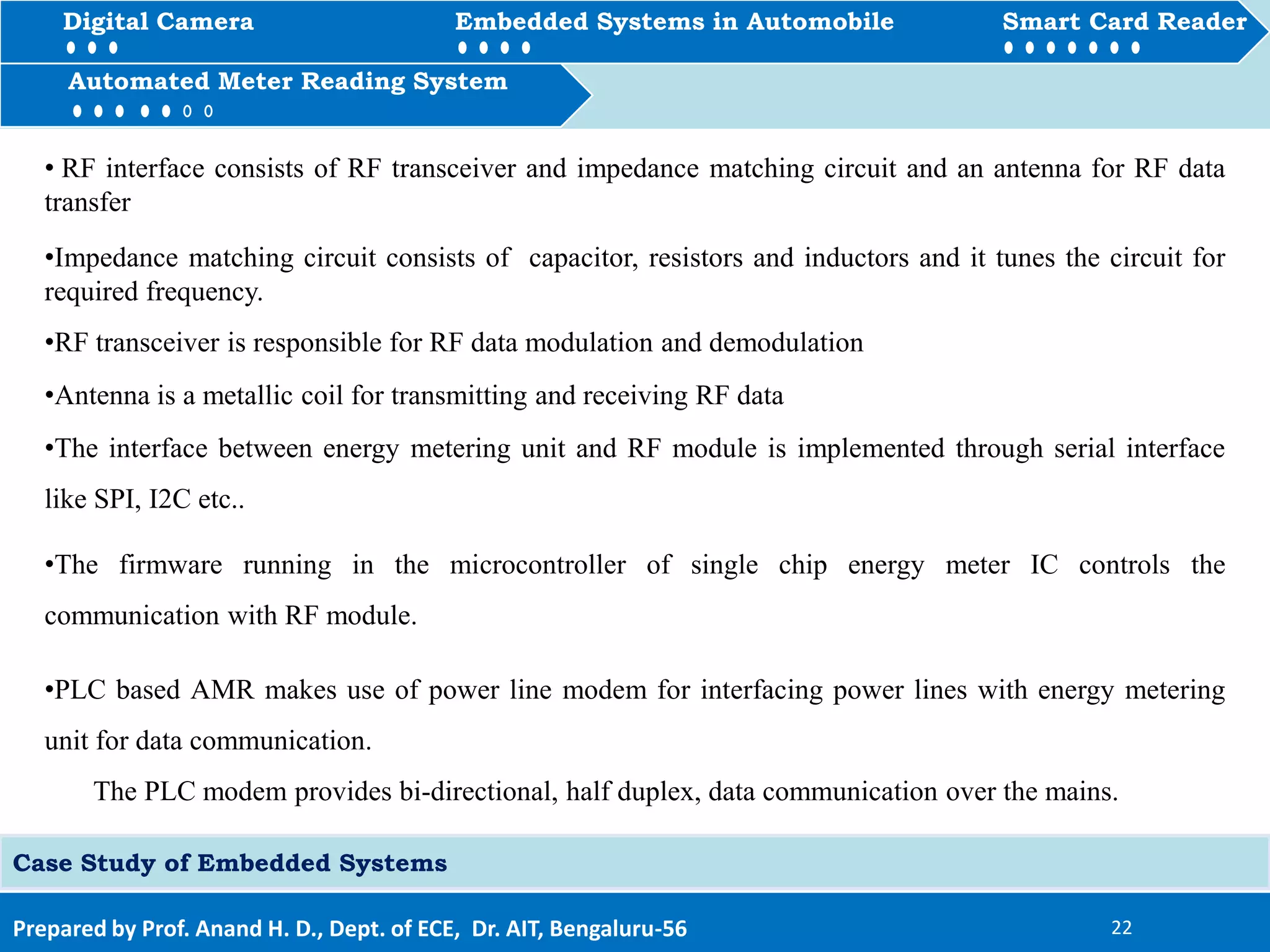 Case Study of Embedded Systems | PDF