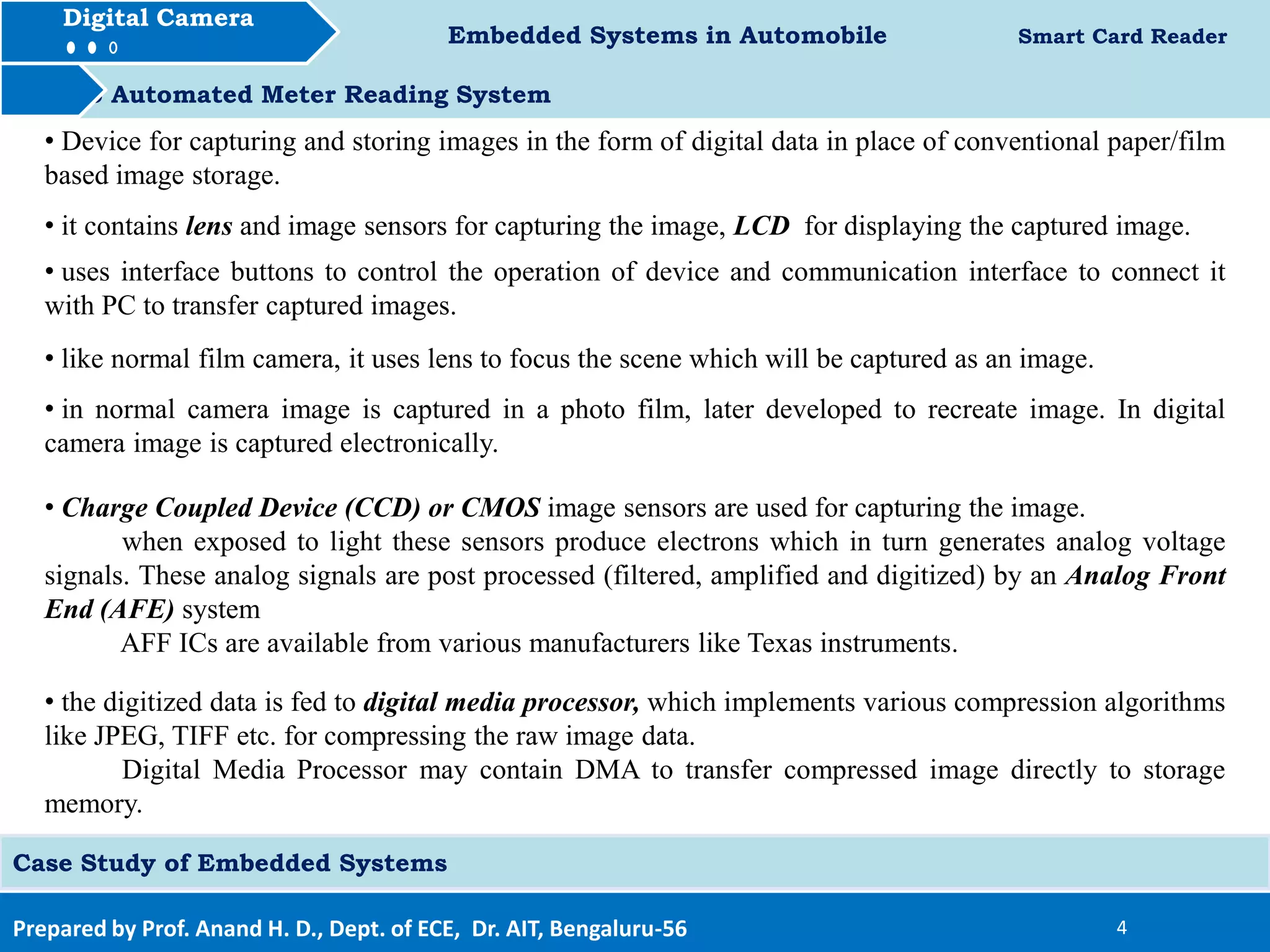 Case Study of Embedded Systems | PDF