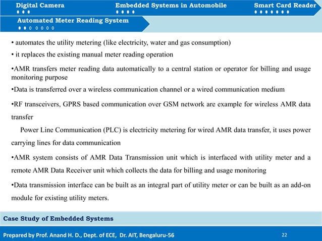 Case Study of Embedded Systems | PDF