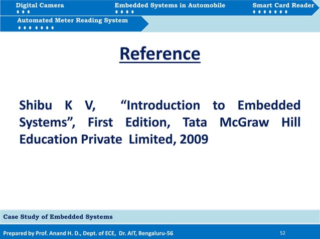 Case Study of Embedded Systems | PDF