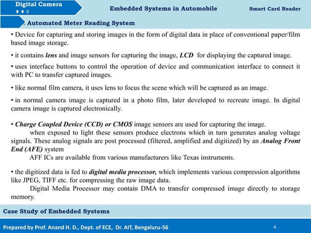 Case Study of Embedded Systems | PDF