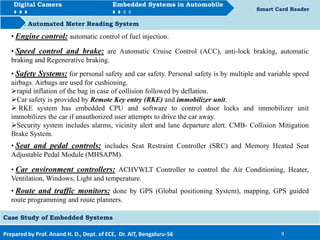 Case Study of Embedded Systems | PDF