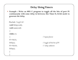 Embedded C programming based on 8051 microcontroller | PDF