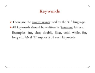 Embedded C programming based on 8051 microcontroller | PPT