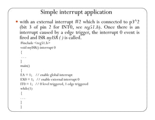 Embedded C programming based on 8051 microcontroller | PPT