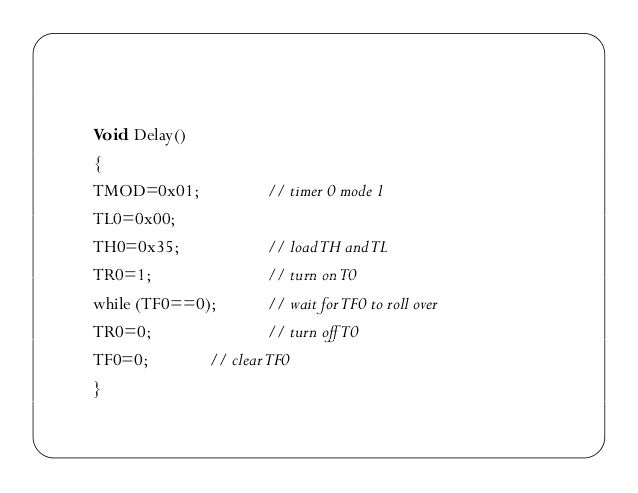 Embedded C Programming Based On 8051 Microcontroller Embedded C Programming Based On 8051 Microcontroller