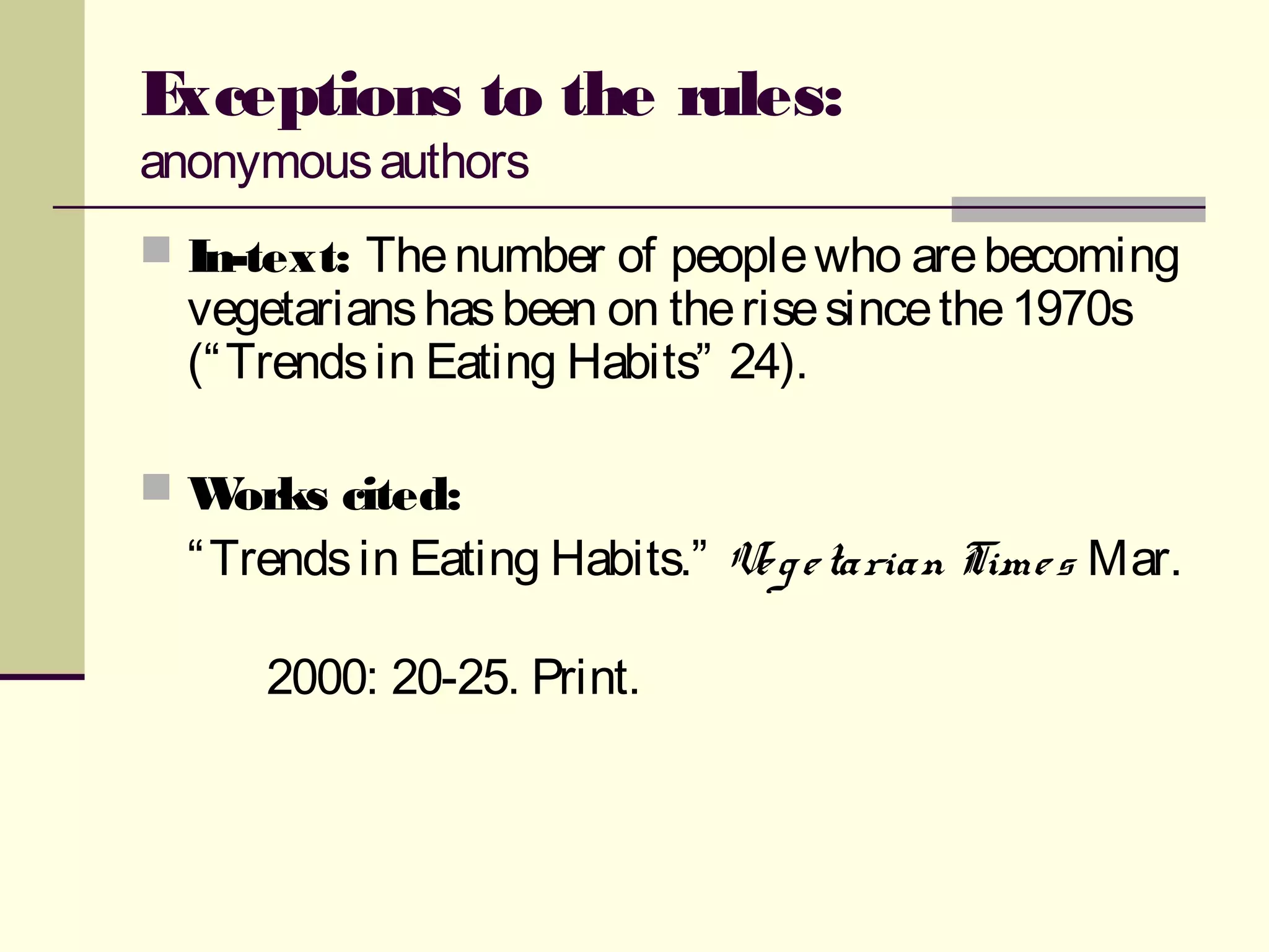 In-Text Citations (essay-writing) | PPT